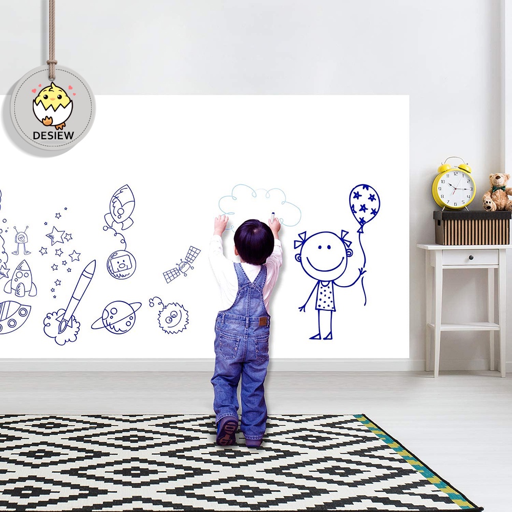 120cm Big Whiteboard Sticker Sekolah Tadika Elak Conteng Pen Mini ...