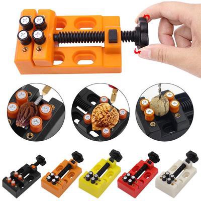 MKR Mini Flat Clamp table Jaw Bench Drill Opening Parallel Vise 快速八孔台钳 ...