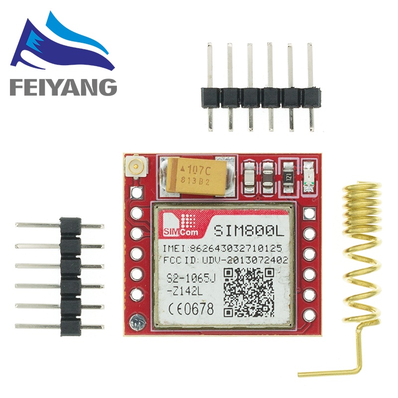 Mini Smallest SIM800L GPRS GSM Module MicroSIM Card Core Wireless Board ...