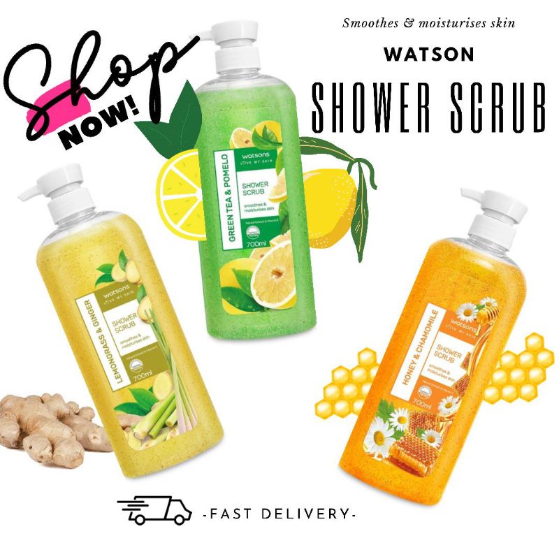 Watson shower scrub 700ml🌸🌸🌸🔥🔥🔥 | Shopee Malaysia