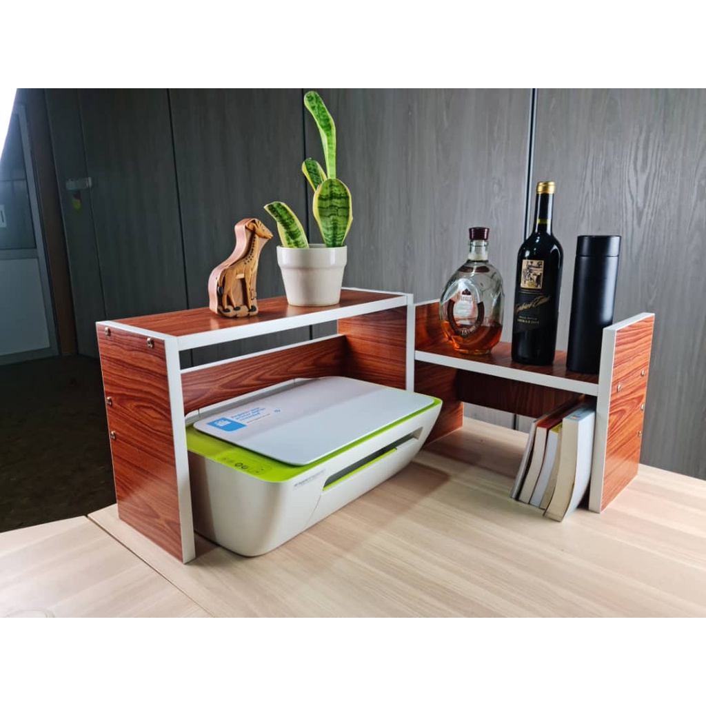 Desk Organizer Book Shelf Desk Shelves Meja Buku Storage Modern Office ...