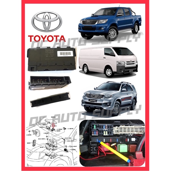 82641-71020 ORIGINAL RELAY INTEGRATION FOR USE ON: TOYOTA HILUX VIGO ...