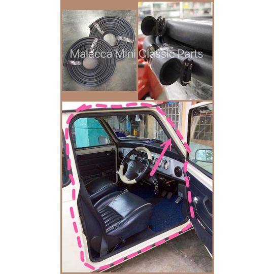 Classic Mini Cooper Mini Rover Mini Austin Door Seal, MK3 | Shopee Malaysia