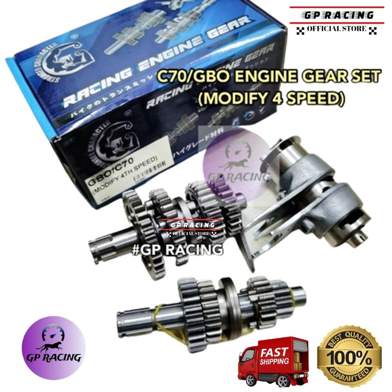 ORIGINAL C70 GBO GEAR BOX SET 1 2 3 4 MODIFY PNP C70 GBO GEAR SET ...