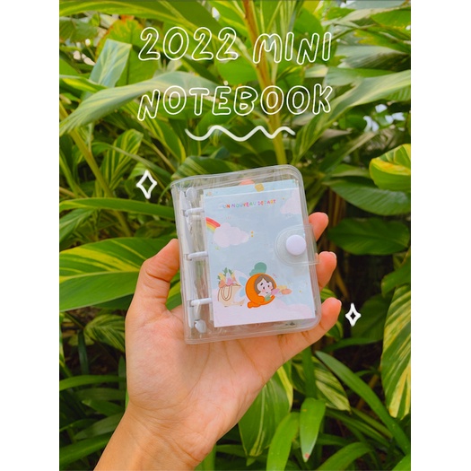 2022 mini binder notebook calendar , Korean calendar notebook , 3 holes ...