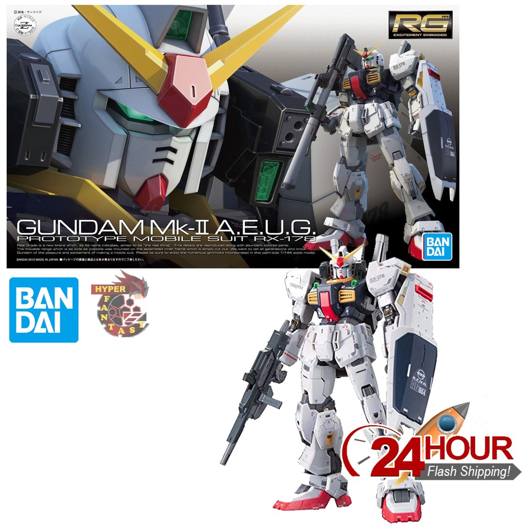 BANDAI RG 08 1/144 RX-178 Gundam MK-II (A.E.U.G.) Gundam Model Kits ...