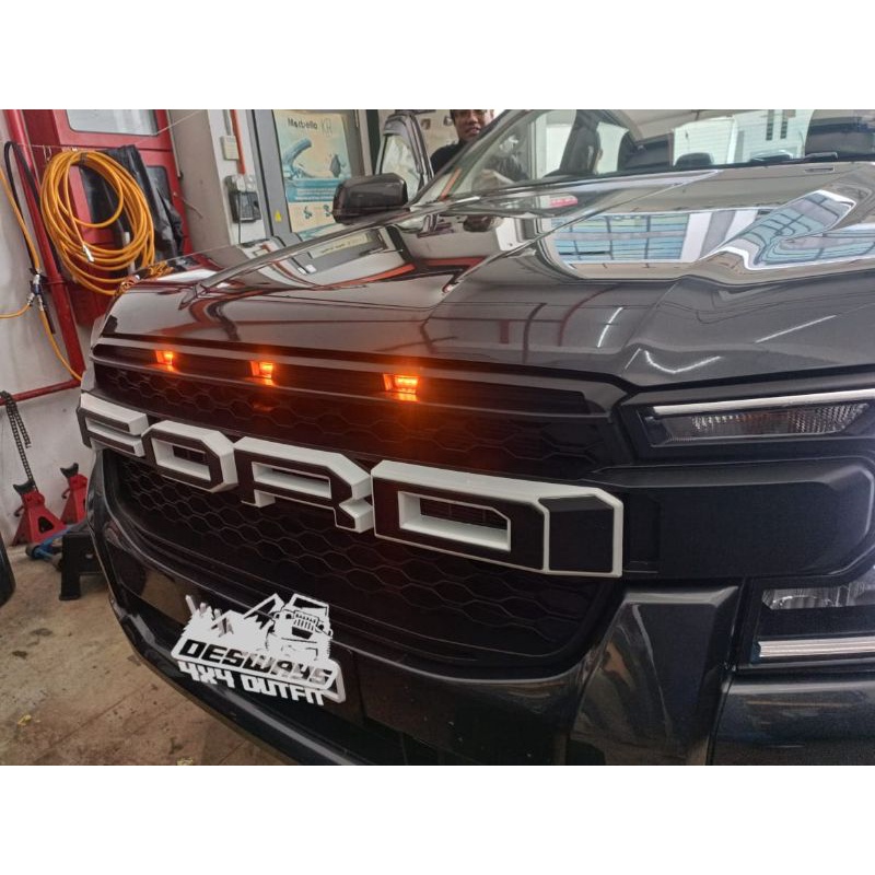 [ NEW ] Ford Ranger 2022 Front Grill Big-Ford Wording W/LED | Shopee ...