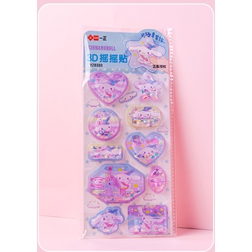 Cute Sanrio 3D Wobble sticker Cinnamoroll wobble sticker My Melody ...