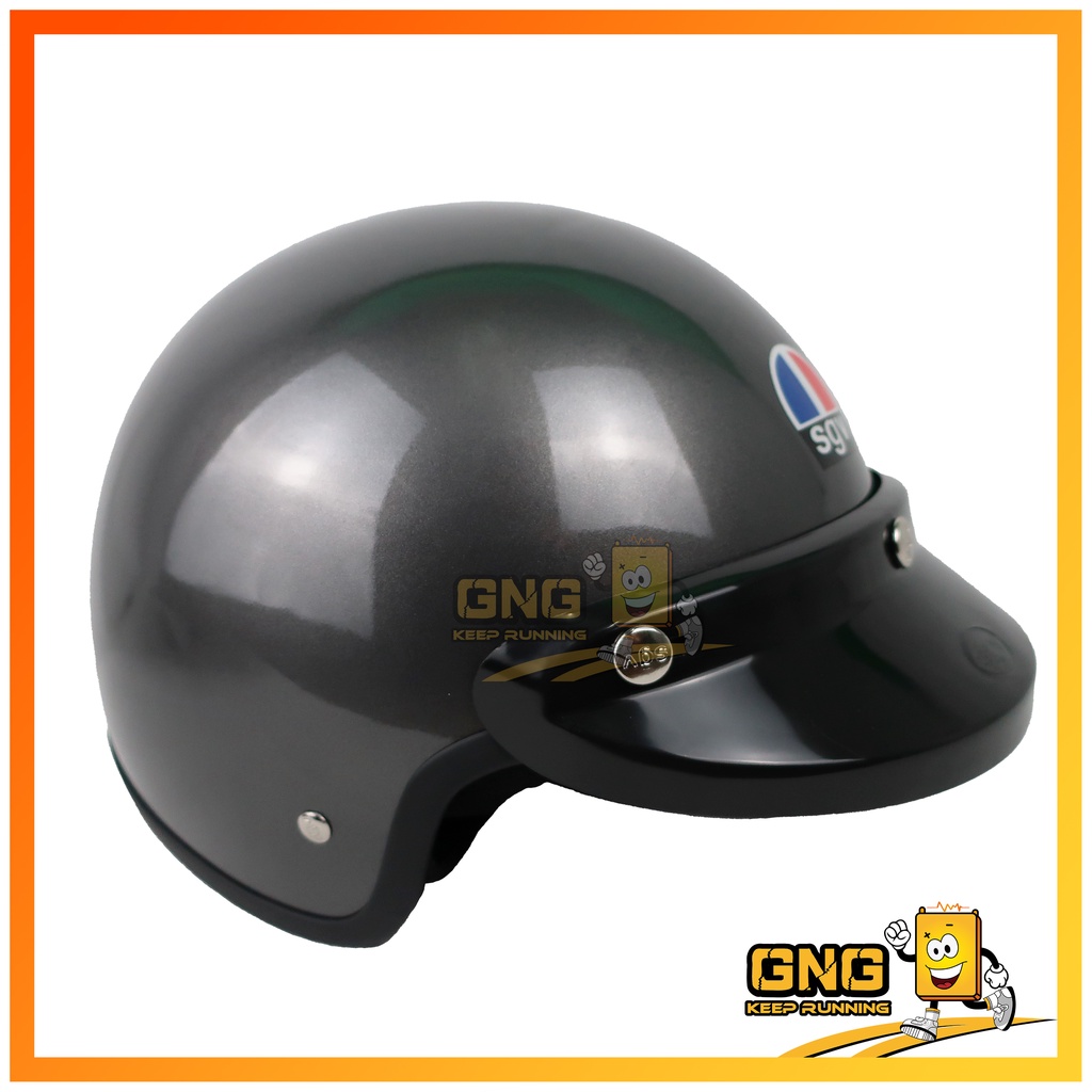 SGV Wings Helmet (GREY) Motorcycle Helmet | Shopee Malaysia