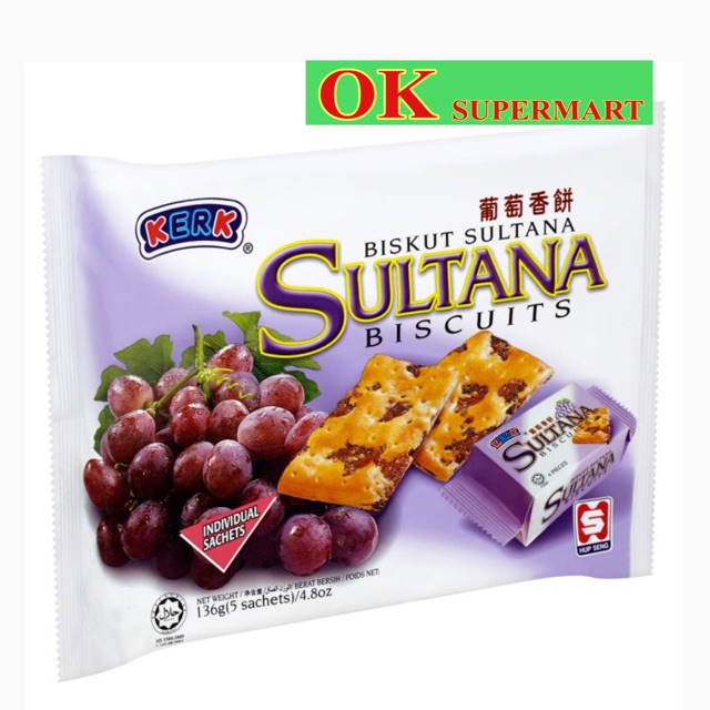 Kerk Sultana Biscuits 136g Biskut Sultana | Shopee Malaysia