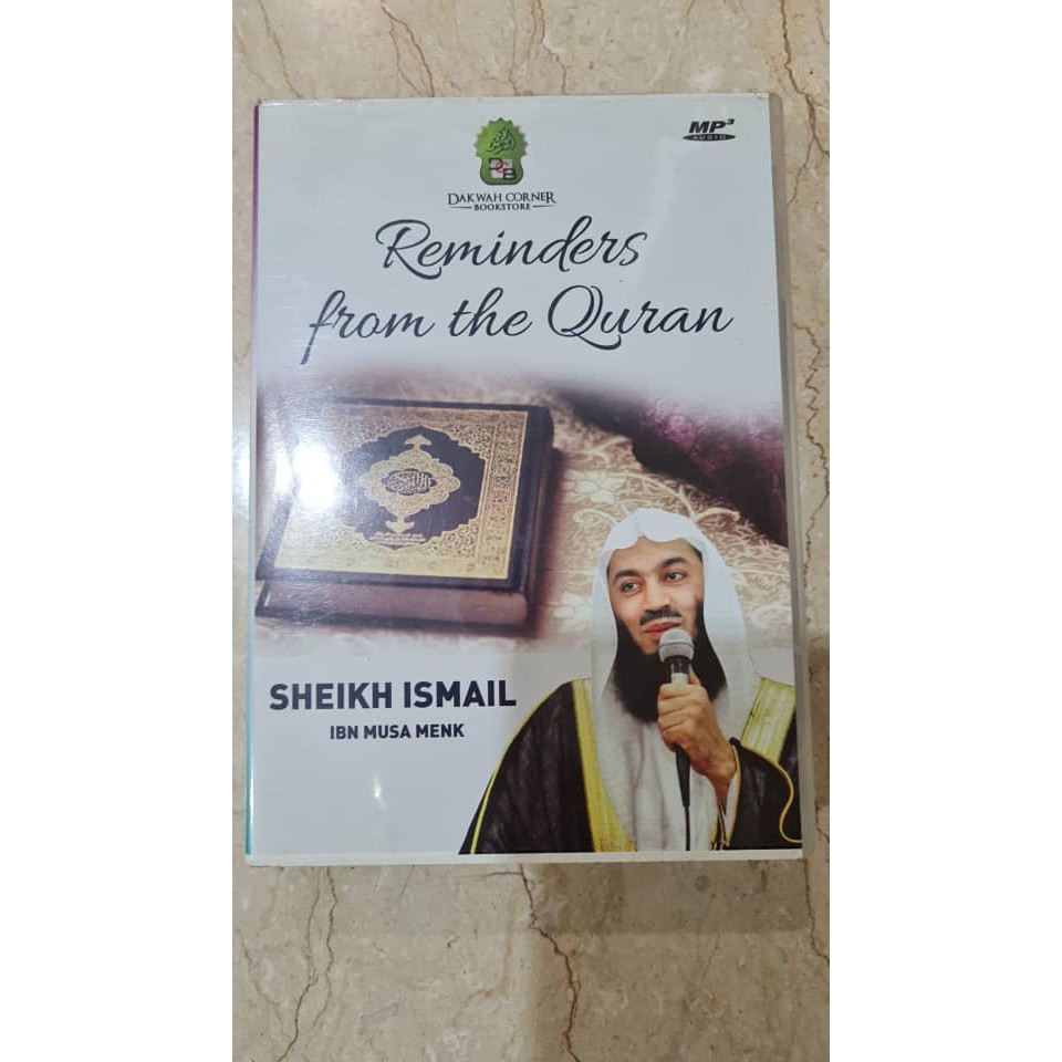 Reminders from the Quran by Sheikh Ismail IBN Musa Menk | Shopee Malaysia