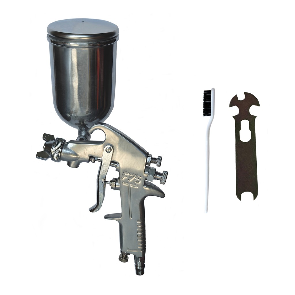 Paint Spray Gun Paint Sprayer Model F75G with Alloy Can and Body ...