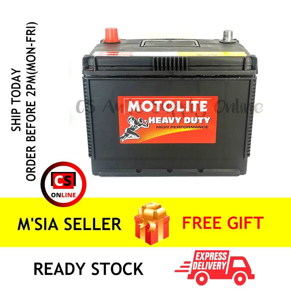 Century NS70L 65D26L Motolite Car Battery MF for Proton Preve, Toyota ...