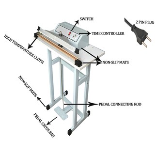 Step Sealer Machine Impulse Foot Sealer Pedal Machine Vertical Sealing ...