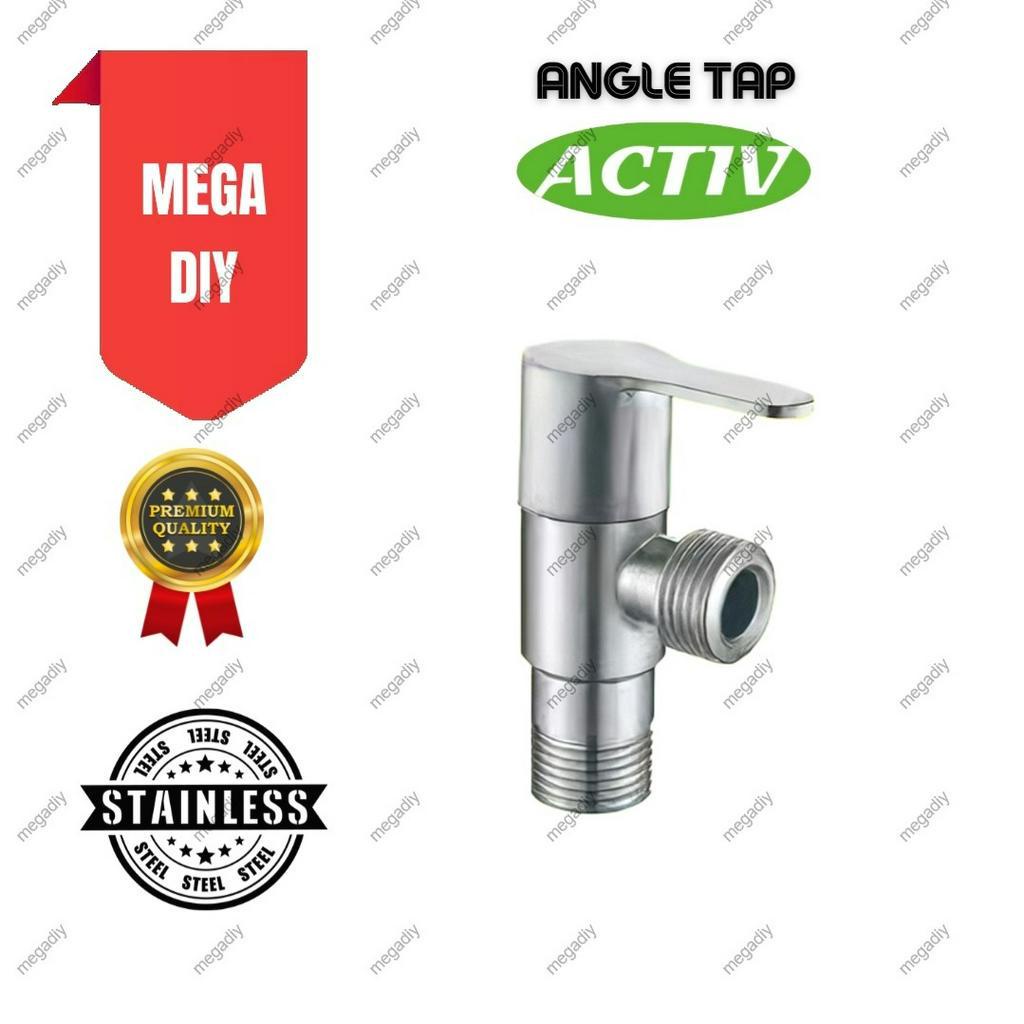 Active Stainless Steel SUS304 Angle Tap Angle Valve Quarter Turn ...