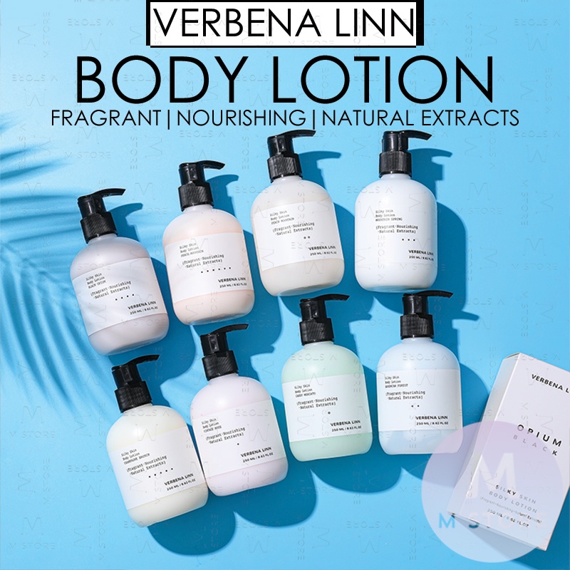 WAREHOUSE CLEARANCE VERBENA LINN PERFUME BODY LOTION 250ml MOISTURISE ...
