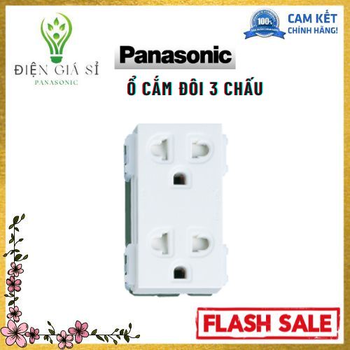 Panasonic Double 3-Prong Socket (GENUINE) WIDE Series | Shopee Malaysia