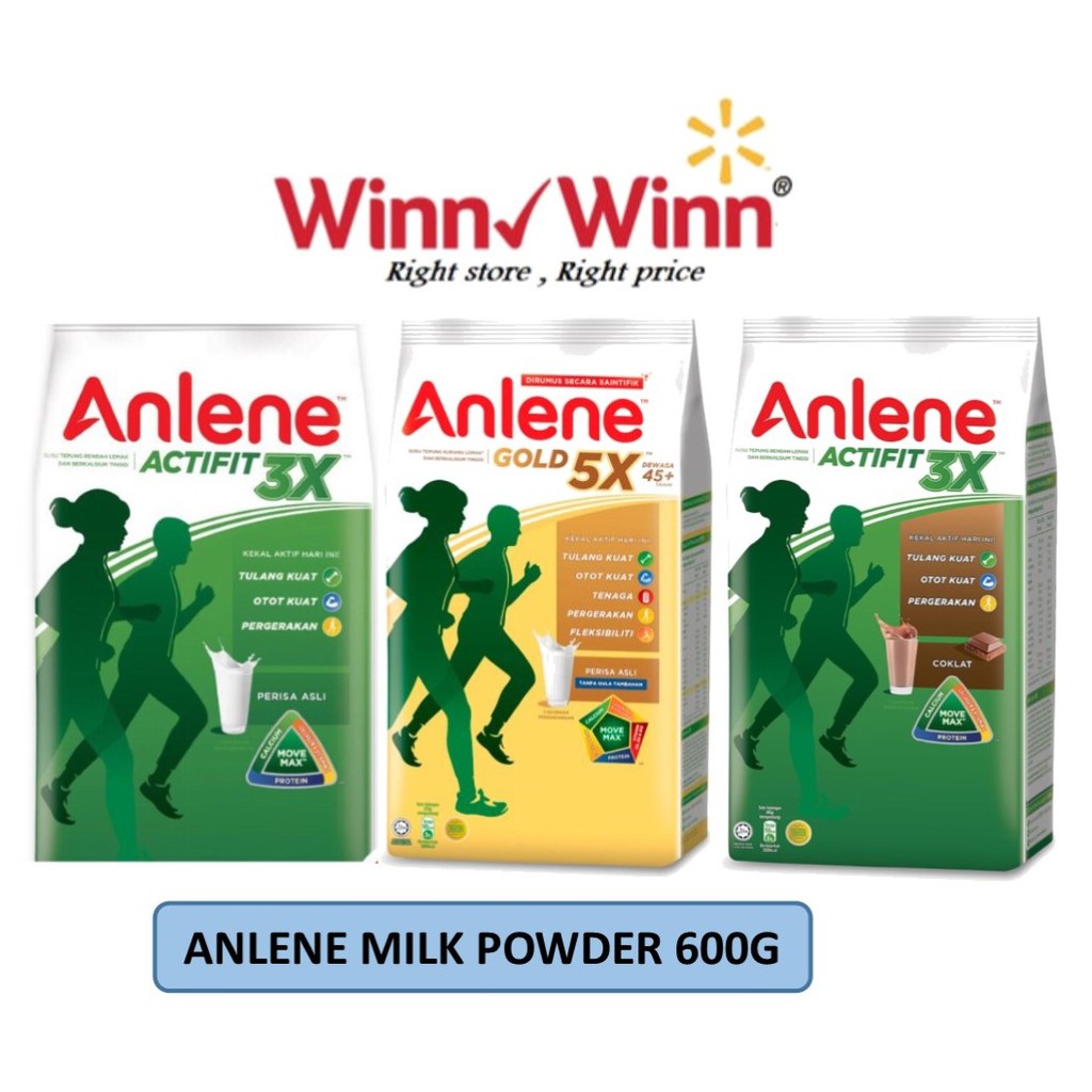 Anlene ( Plain / Chocolate / Gold ) Milk Powder 600g | Shopee Malaysia