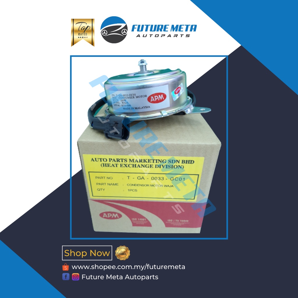 🔥 100% APM Radiator Fan Motor T-GA-0033-GC01 🔥 *PROTON Waja* | Shopee Malaysia