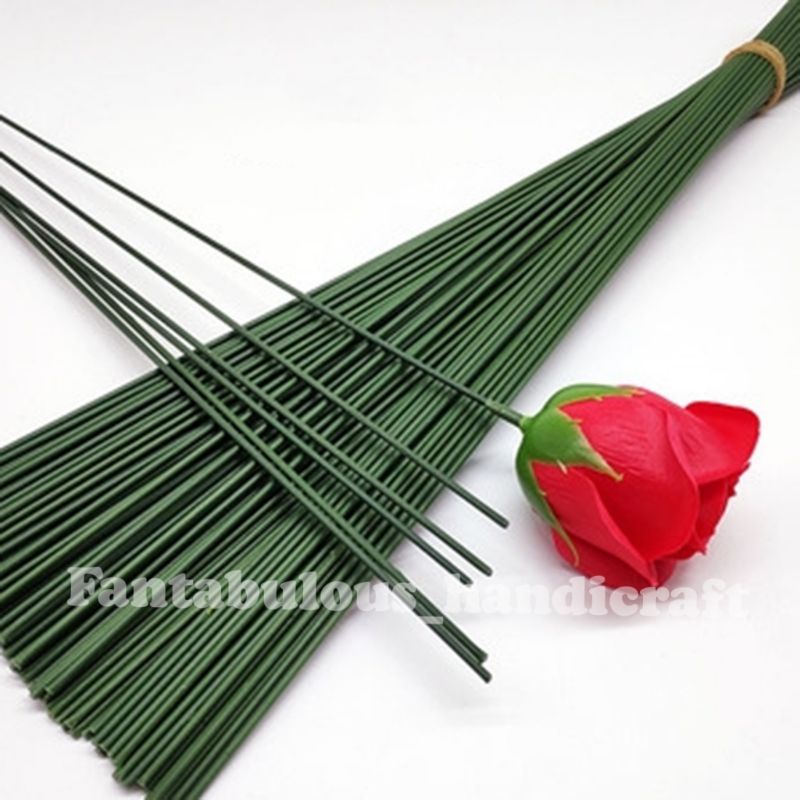 floral wire / Iron Flower Stick / Dawai Besi Bunga *40cm ( 20pcs ...