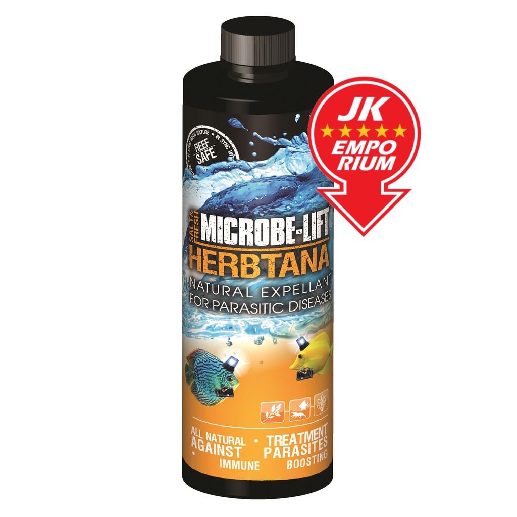 Microbe-Lift Herbtana Fresh & Saltwater Marine Reef Safe 473ml 100% ...
