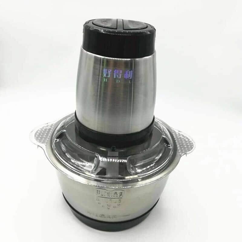 2L meat grinder household electric stainless steel multi-function twisting stuffing stir garlic ...