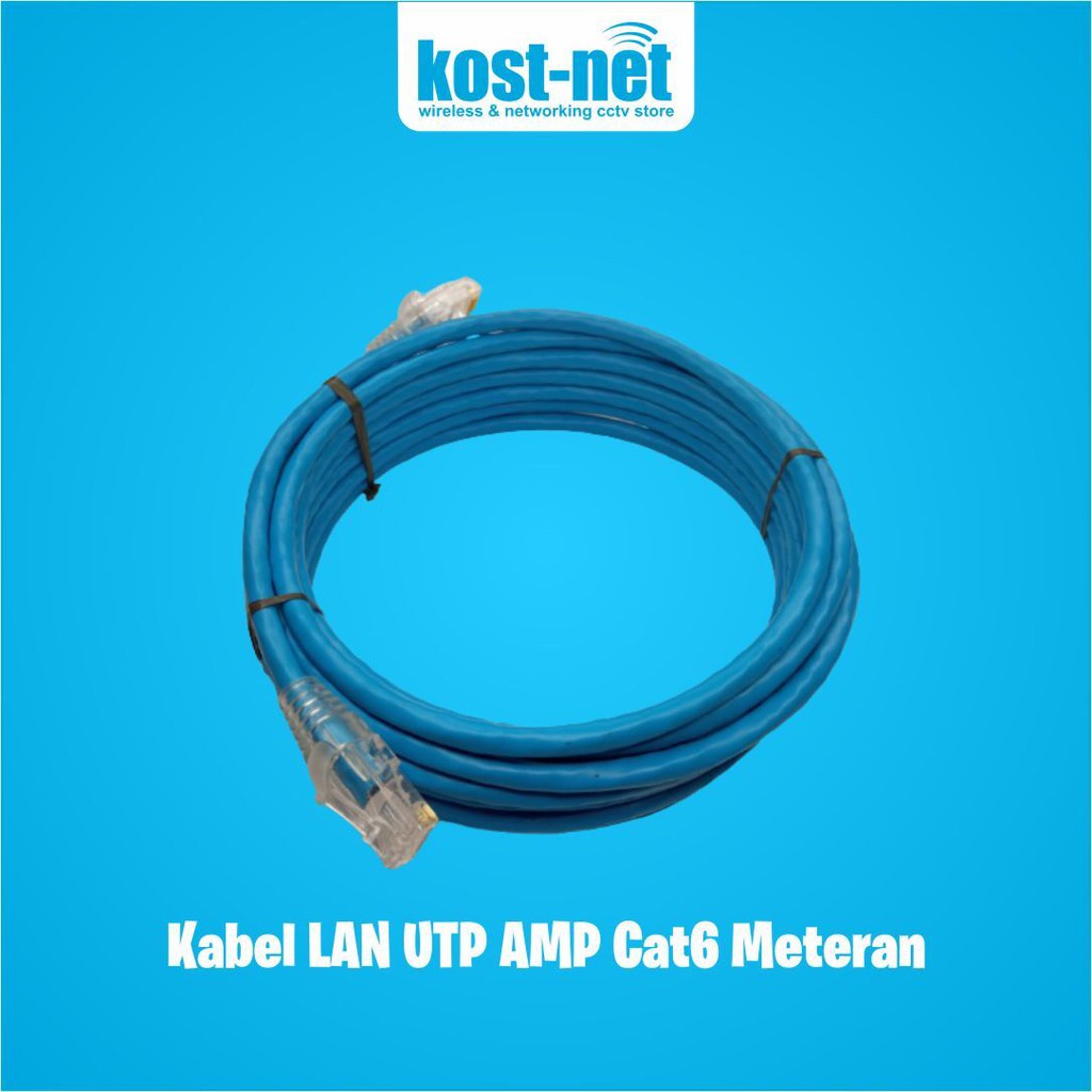 Lan Cable - UTP Cat 6 Otoscope Patch Cord AMP Netconnect Cat6 1m-5m | Shopee Malaysia