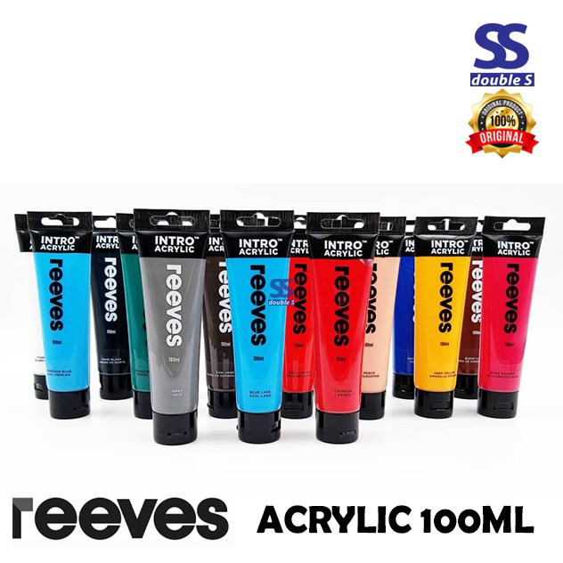 Reeves Intro Acrylic Paint 100ml Colour | Shopee Malaysia