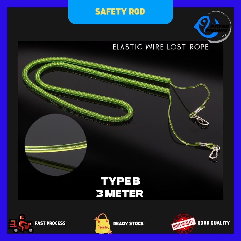 Tali Pengikat Rod Joran Safety Fishing Rod untuk Keselamatan Joran ...