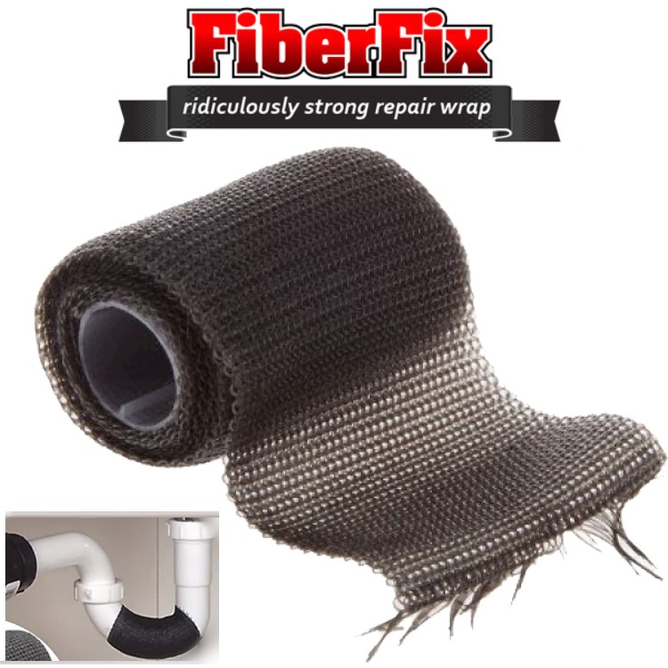 【SUPER STRONG】 Fiber Fix 50mm Waterproof Seal Stop Leaks Fiberglass ...
