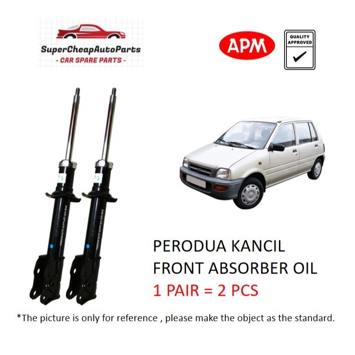 ORIGINAL APM PERODUA KANCIL FRONT / REAR ABSORBER OIL GAS 1 PAIR ...