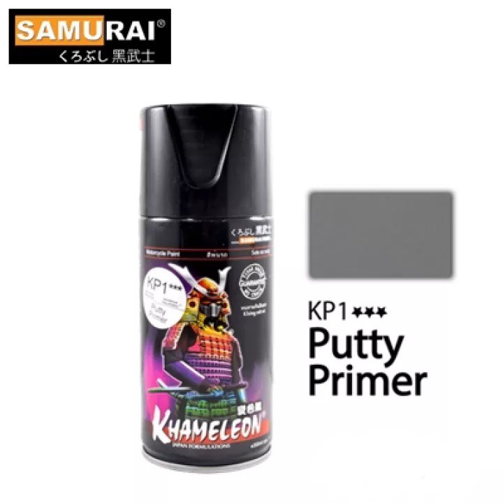 SAMURAI METALLIC SPRAY PAINT - PUTTY PRIMER KP1 *** (300ML) | Shopee ...