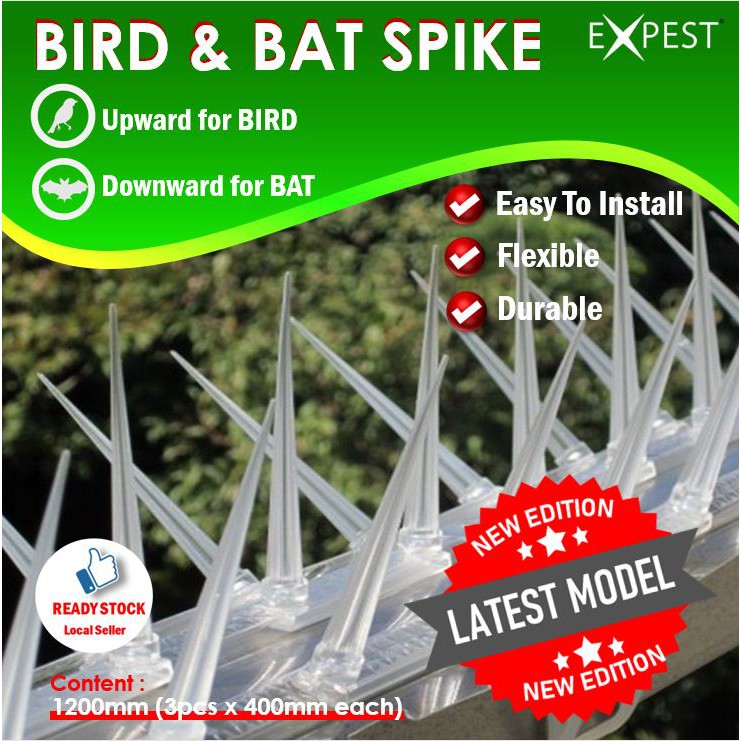Birds & Bats Prevention Spike Prevent (Burung & Kelawar) | Shopee Malaysia