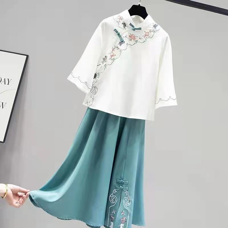Chinese style, improved Hanfu, improved dress, cheongsam, Han elements ...