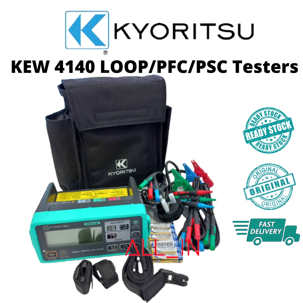 Kyoritsu KEW 4140 LOOP/PFC/PSC Testers | Shopee Malaysia