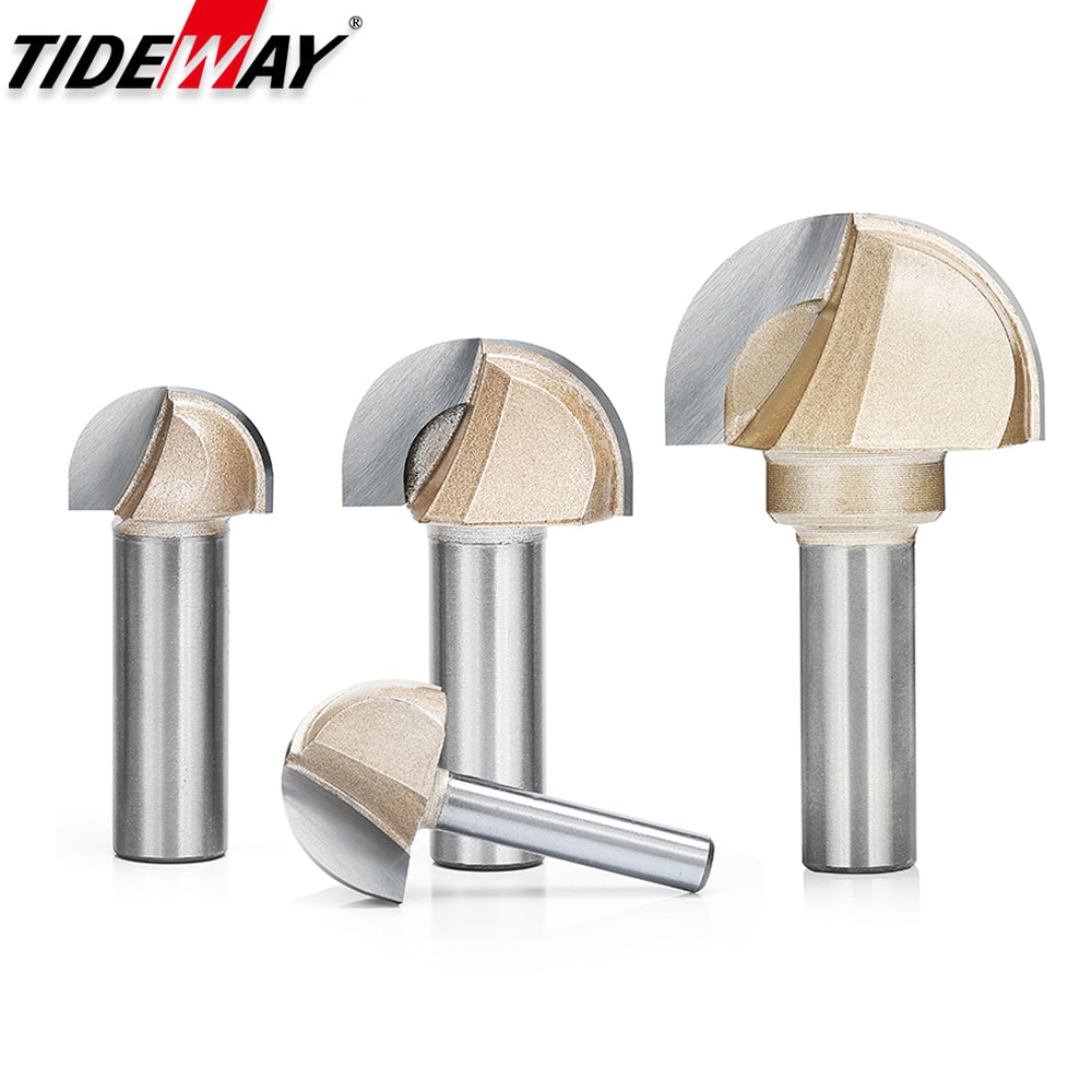 Tideway Woodworking Round Cove Bit Tungsten Carbide CNC Tools Router ...
