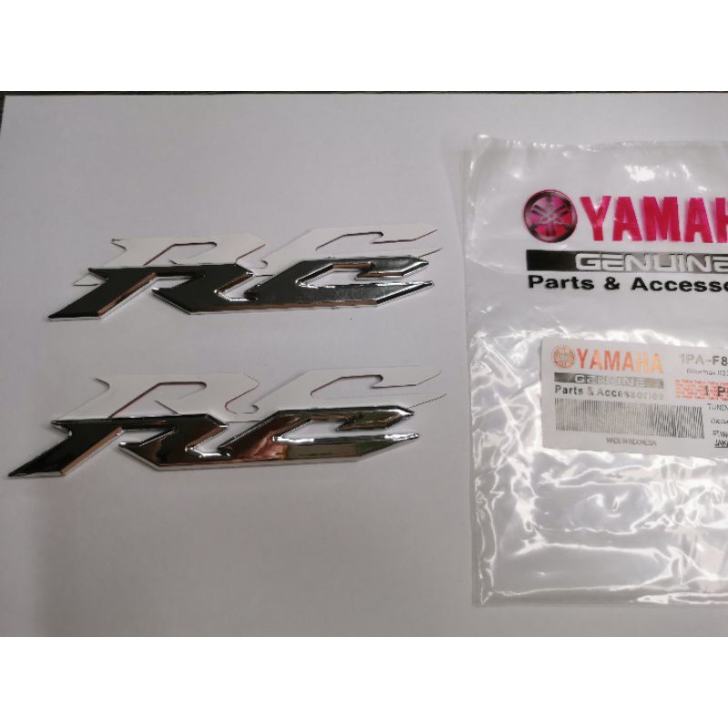 Yamaha Exciter Y15-ZR LC135 RC Logo Timbul Sticker Epoxy Embel | Shopee ...