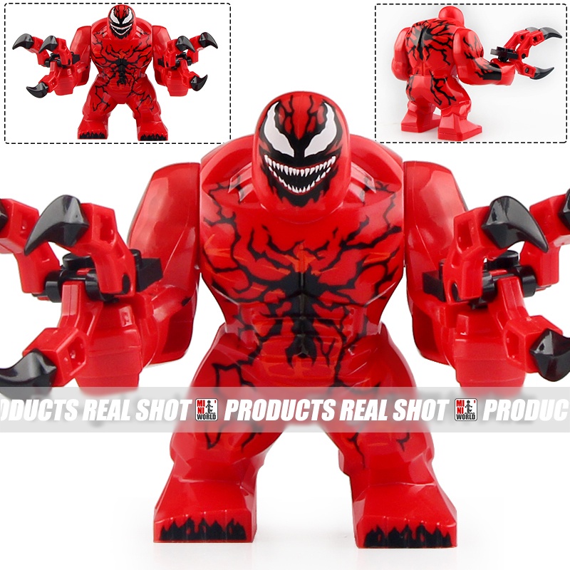 Venom Minifigures Carnage Cletus Kasady Eddie Brock Scream Marvel Anti-Venom Mini Figures WM6120 ...