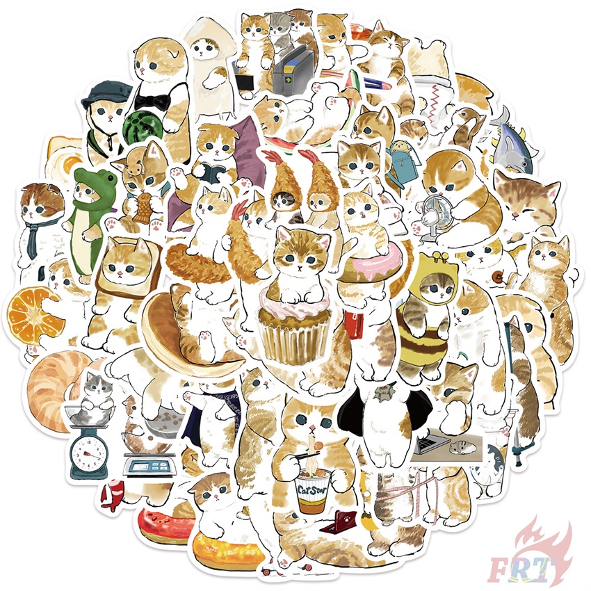 60Pcs/Set Kawaii Kittens Series 06 Cats Pets Stickers DIY Fashion ...