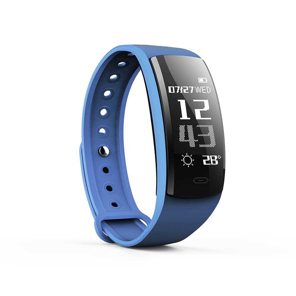 QS90 Fitness Tracker Wireless Smart Wristband (Blue) | Shopee Malaysia