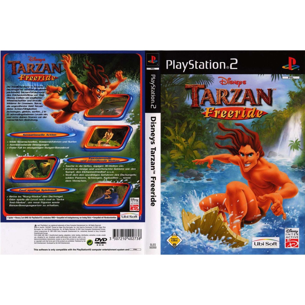 Disney Tarzan FreeRide (CD Games PS2) | Shopee Malaysia