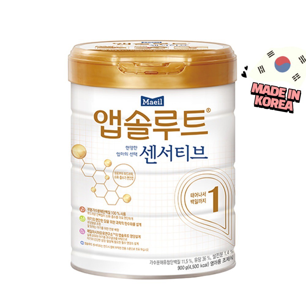[KOREA BABY MILK FORMULA] Maeil Absolute Sensitive 매일 앱솔루트 센서티브 900g | Shopee Malaysia