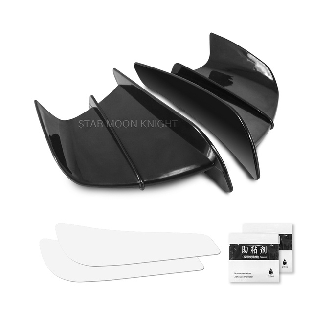Fairing Side Winglets Aero Wing Deflector Spoiler for Universal ...