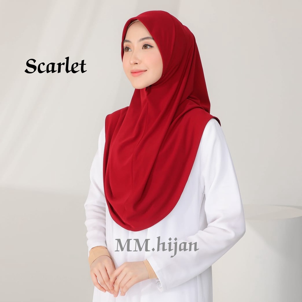 Tudung Sarung Moscrepe Sarimah Plain Instant READY STOCK SIZE M L | Shopee Malaysia