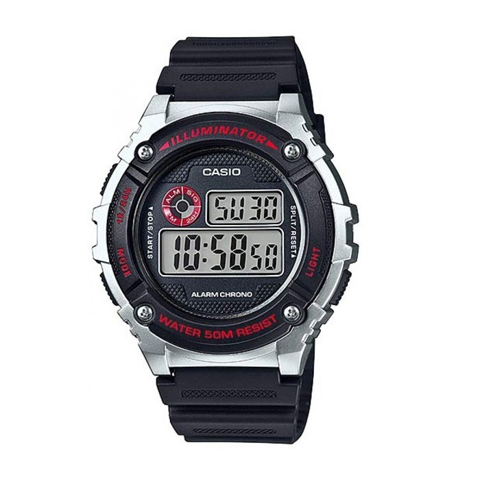 Casio W-216H Classic Digital Dial Black Resin Watch . | Shopee Malaysia