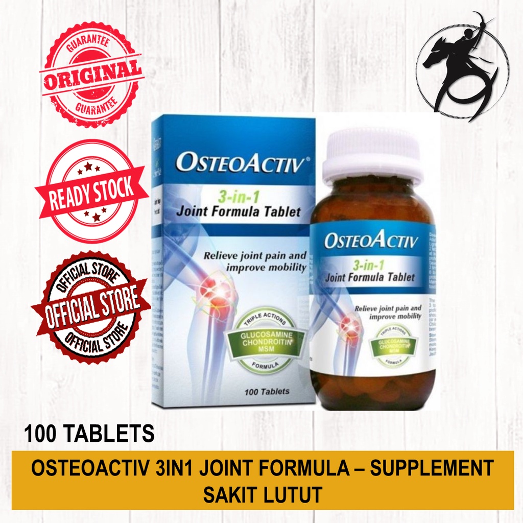 OSTEOACTIV 3IN1 JOINT FORMULA TABLET 120 TAB (Ubat Sakit Lutut ...