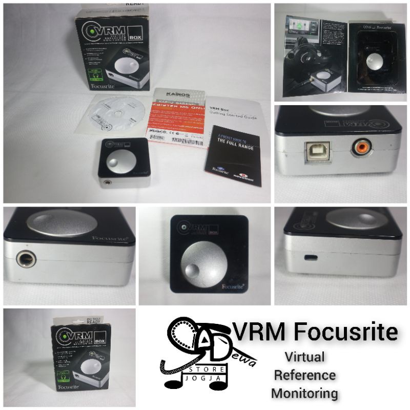 Focusrite VRM Speaker Box Monitor Flat Headphone audio interface ...