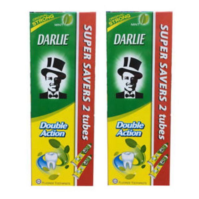 Darlie toothpaste twin pack 225g x 2 (no free gift) | Shopee Malaysia
