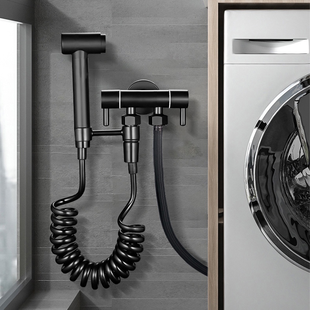 [FULL SET] Innohut High Pressure Dual Tap Bidet Spray Set Bathroom ...