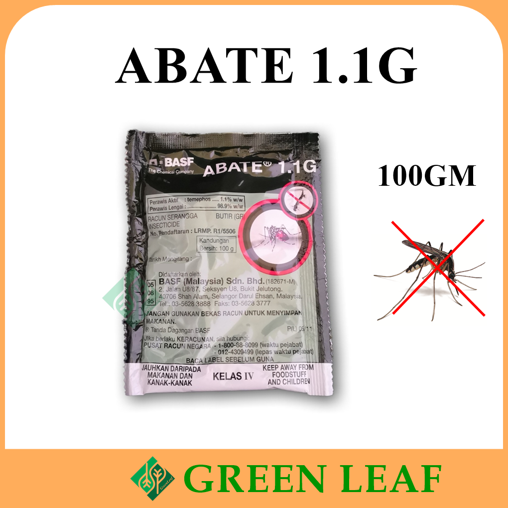 [100GM] Abate 1.1G BASF Racun Jentik2 Jejentik Ubat Takung Air Nyamuk ...